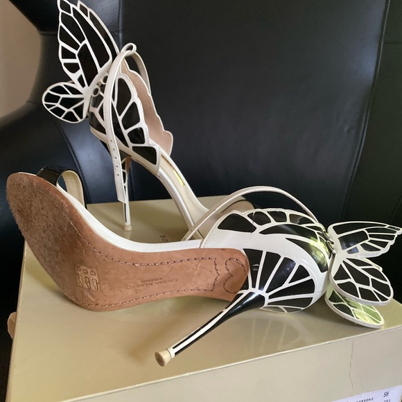 Sophia Webster | Shoes | Sofia Webster Evangeline Butterfly Wing Heels ...